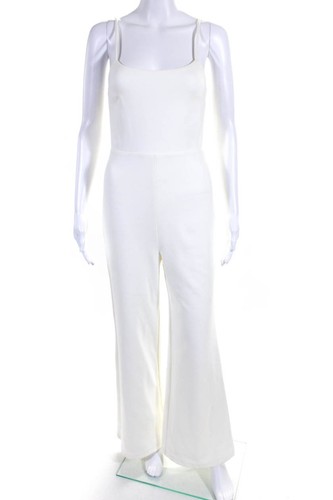 Lovers + Friends Womens Back Zip Spaghetti Strap Wide Leg Jumpsuit ...