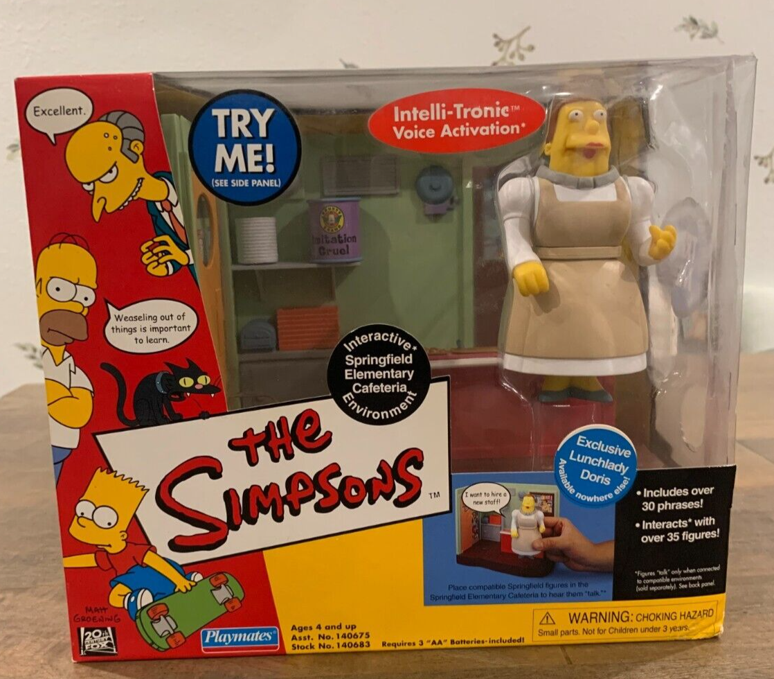 The Simpsons Springfield Cafeteria Environment w/ Lunch Lady Doris ...