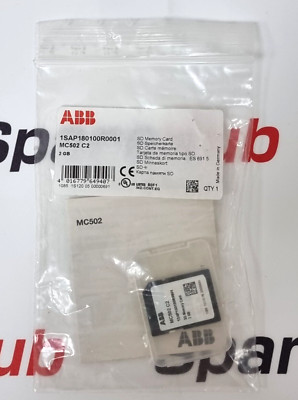 ABB MC502 C2 SD Memory Card 1SAP180100R0001 2GB | eBay