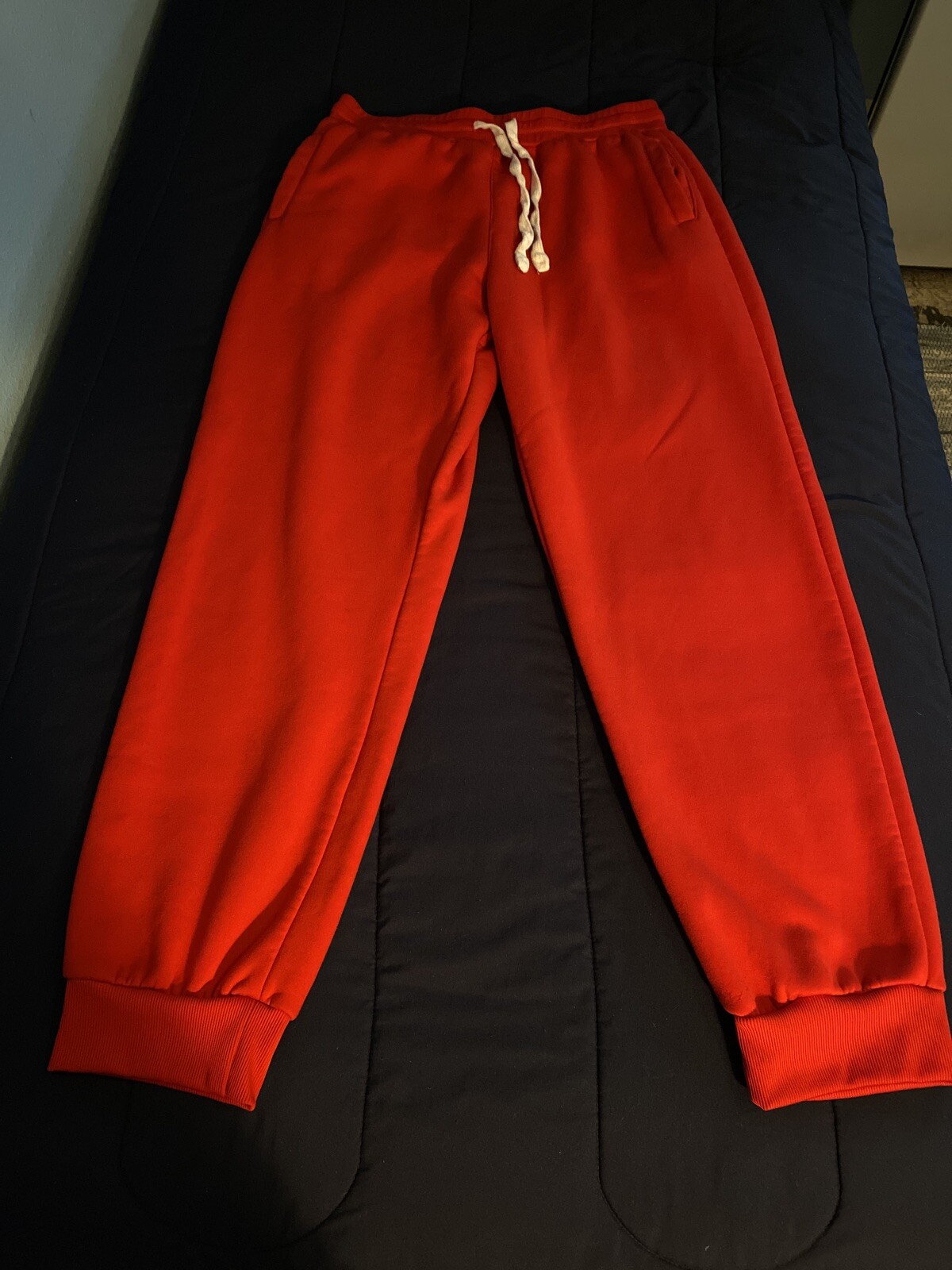 Mens Imperious Joggers Red Sweat Pants Drawstring Siz… - Gem