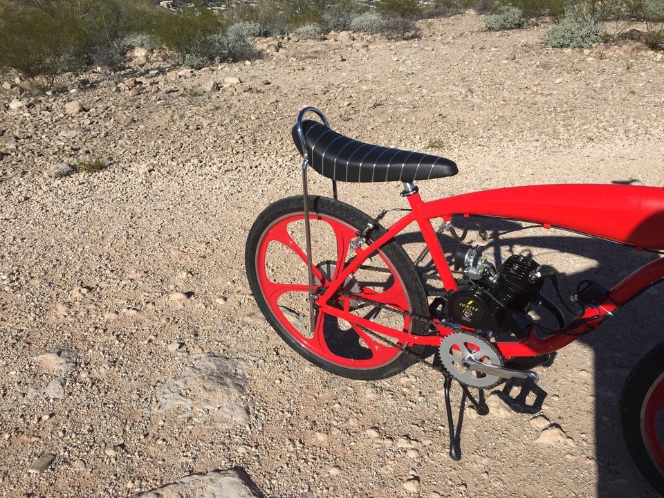 COMPLETE DIY 2-STROKE 66CC/80CC MOTORIZED BICYCLE KIT WITH 29" RED GAS ...