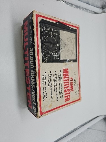Vintage Micronta Multitester #22-203B w/ Manual, Cables, Box | eBay