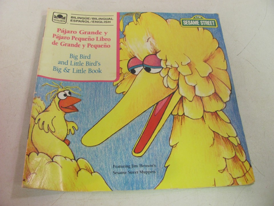 Sesame Street Bilingual Book - Big Bird and Little Bird's Big and ...