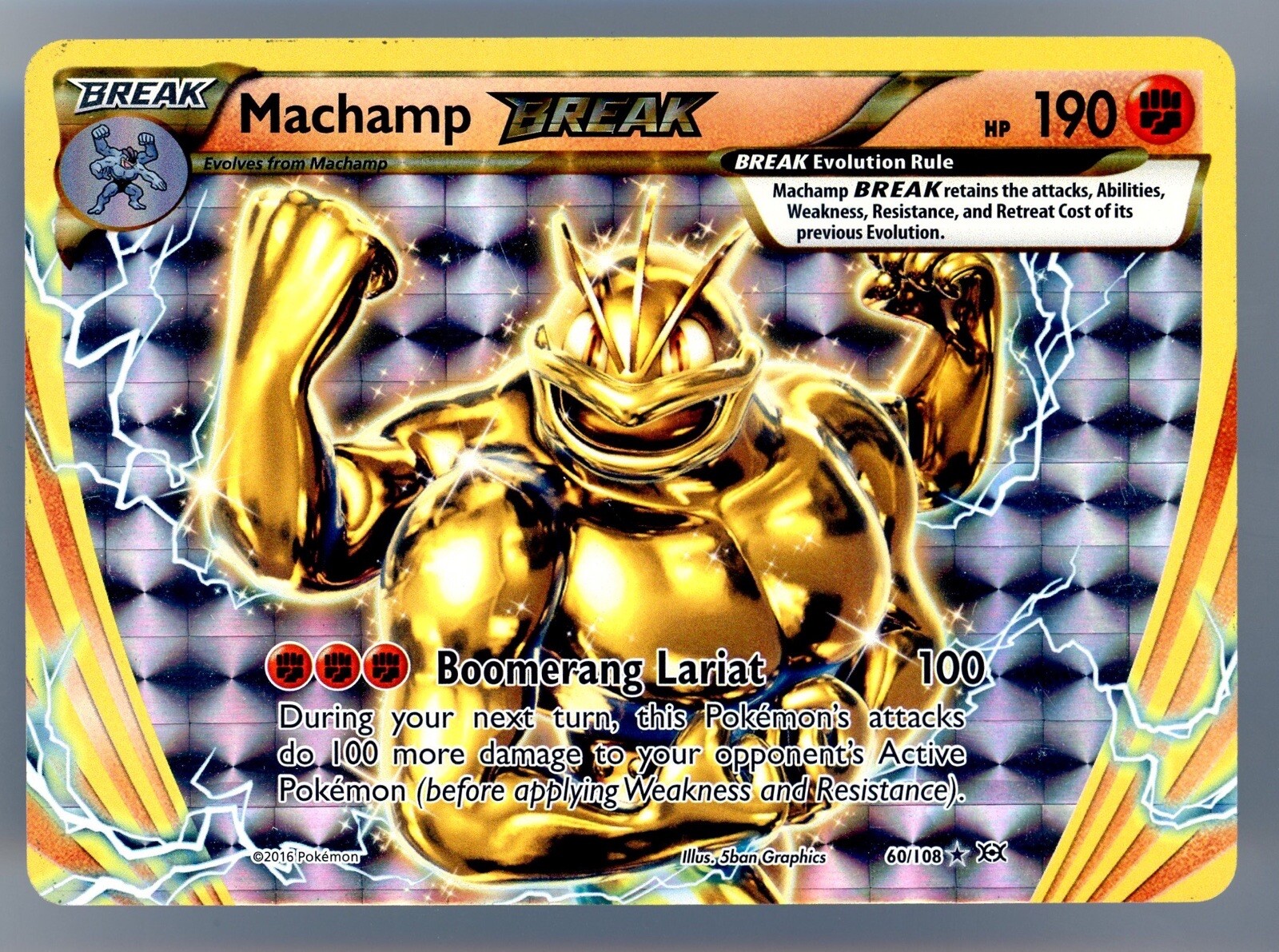 Pokémon TCG Machamp BREAK XY Evolutions 60/108 | eBay