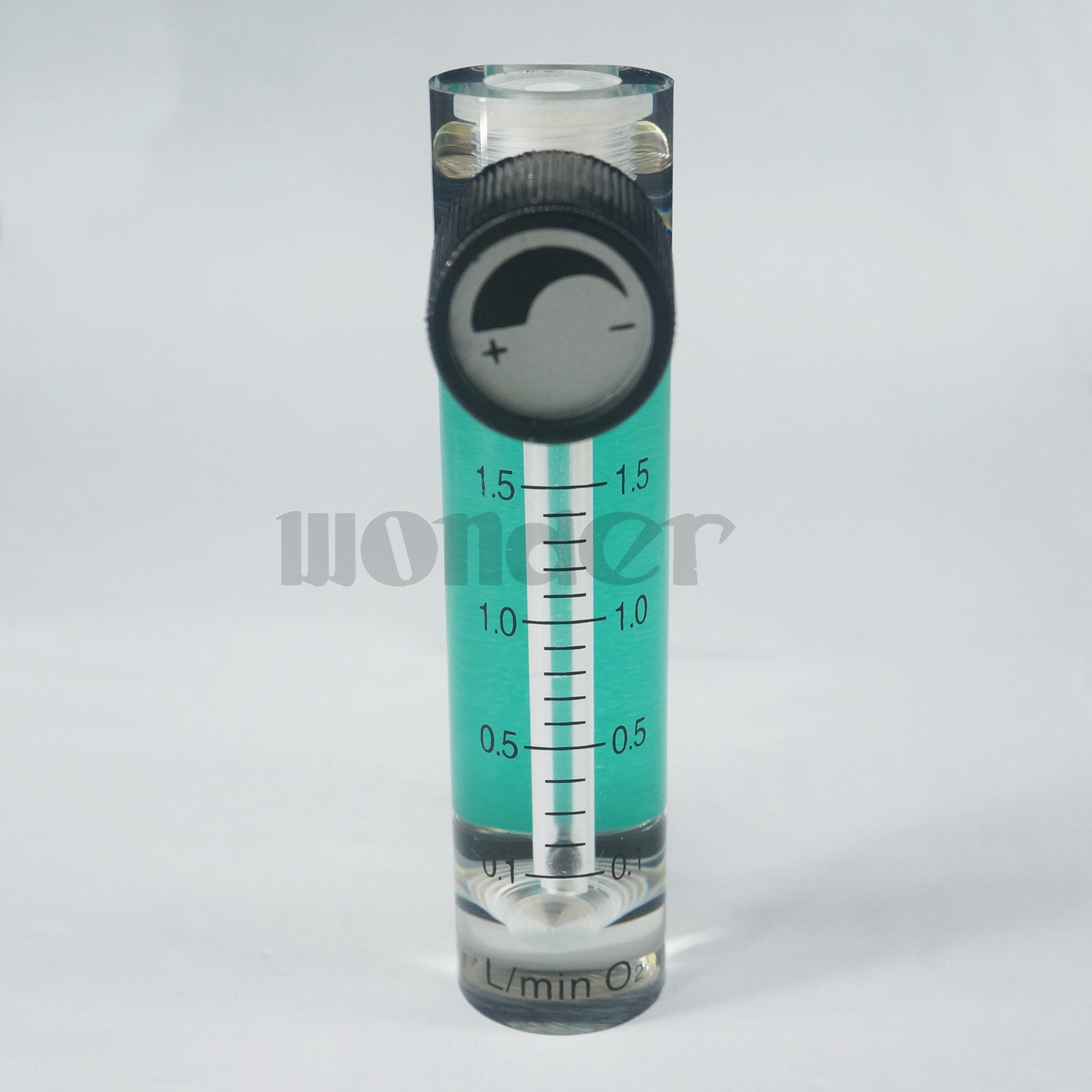 0.1-1.5L/min LZM-6T Gas Air Oxygen Flowmeter Rotameter With Valve 8mm ...