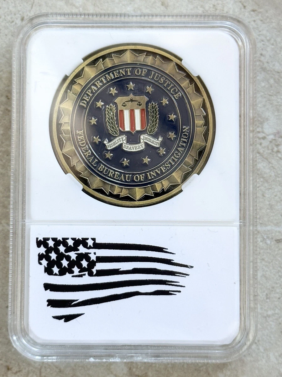 Federal Bureau Of Investigation FBI Challenge Coin (Copper)