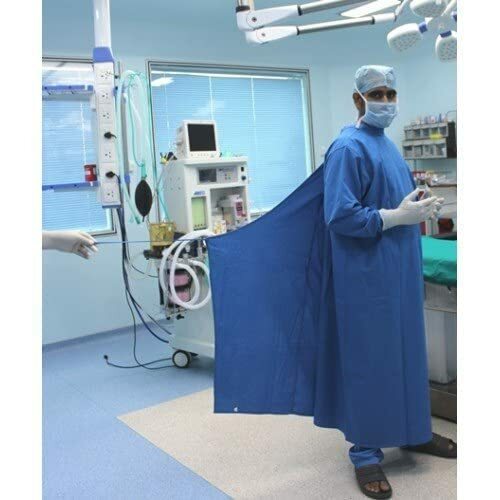 VMC Overlapping Surgeons Gown, OT Dress for Surgeons_Blue_Large_Free ...