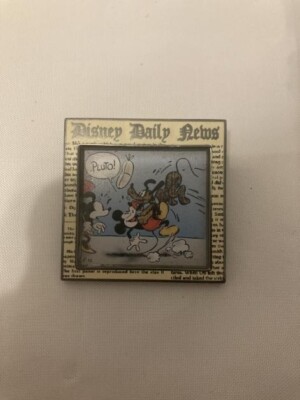 Disney Comic Strip Pin Series 3 of 4 Daily News Mickey and Pluto LE ...