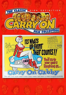 "CARRY ON CABBY" ..Classic Comedy Movie Poster Various Sizes | eBay UK