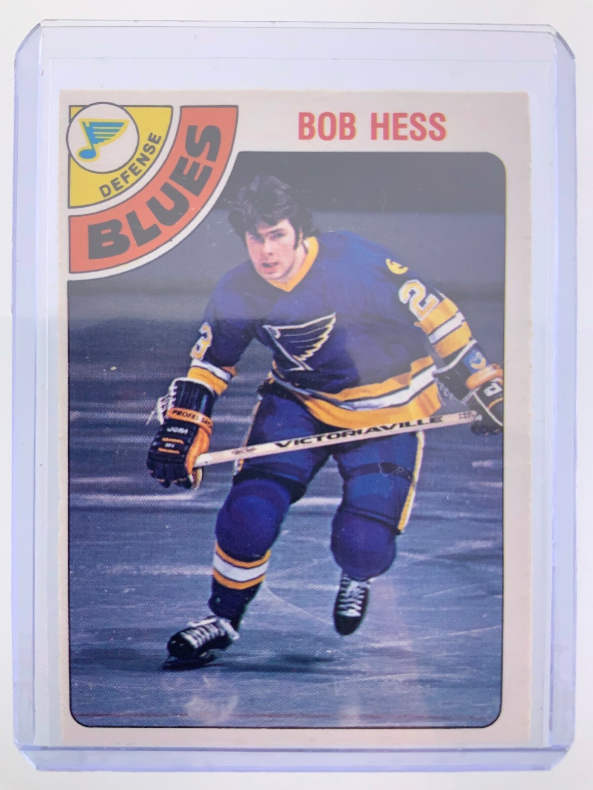 1977-78 Bob Hess 358 OPC St. Louis Blues O-Pee-Chee Hockey Card 0340M ...