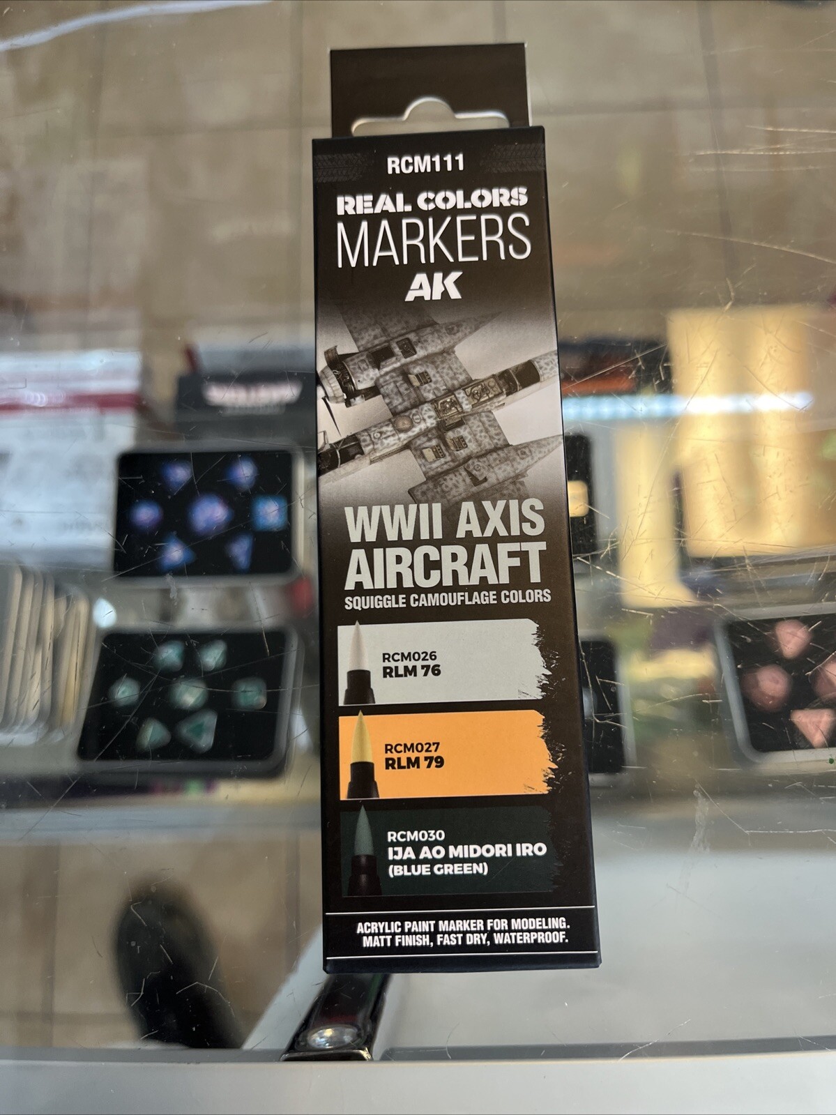 AK Interactive #RCM111 Real Colors Markers 3-pk “WW2 Axis Squiggle Camo ...