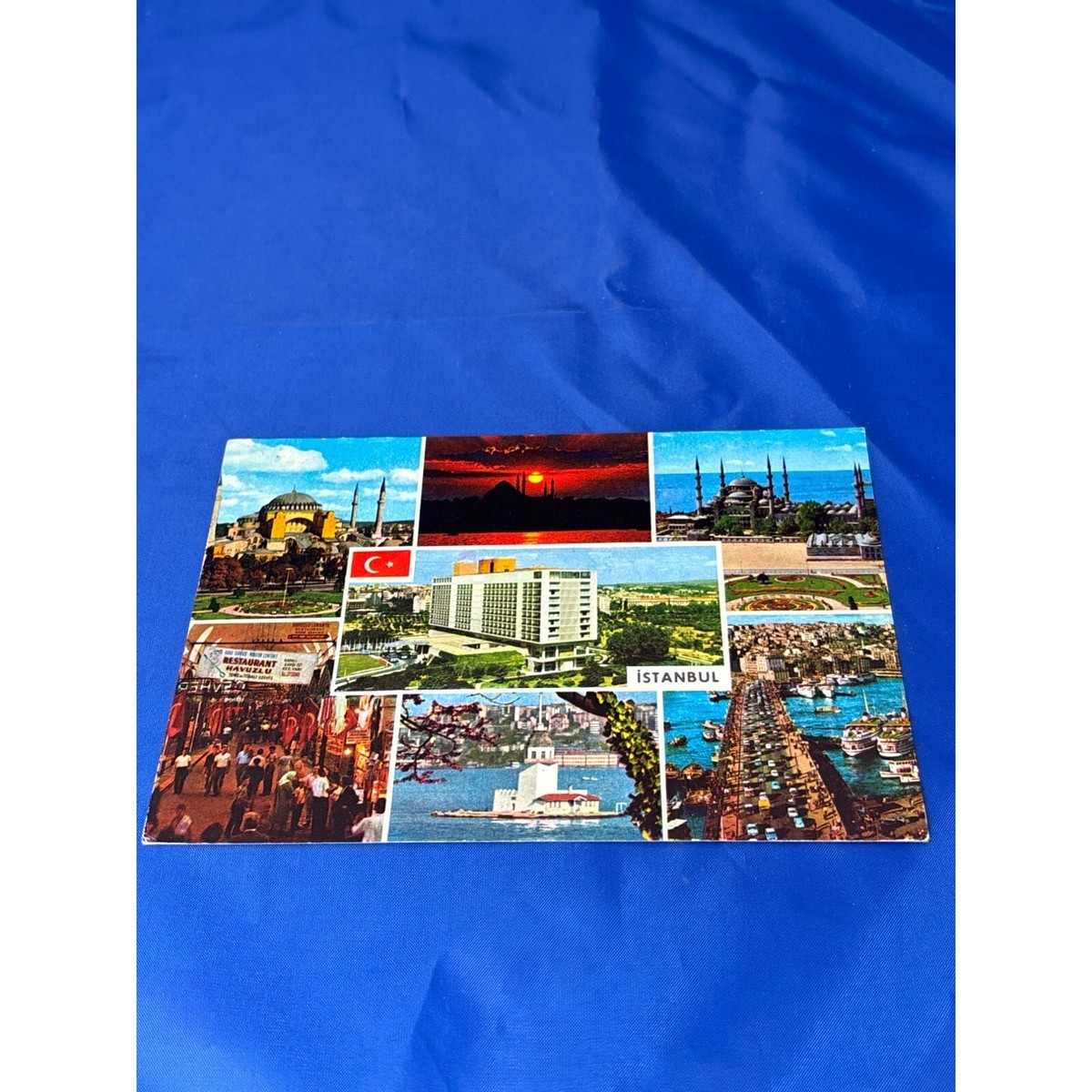 Istanbul Turkey Postcard Touristic Postcard Of Istanbul, Turkey