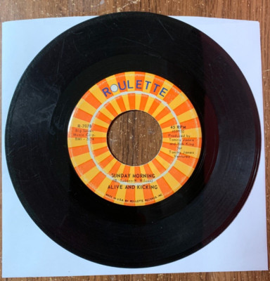 1970 Alive And Kicking "Sunday Morning/Tighter Tighter" 45 RPM 7 ...