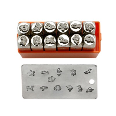Steel Stamp Set Jewelry Stamping Tools Animal Shaped Seal Jewelry Tools ...