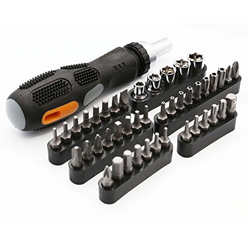 100 Piece Computer Technician Tool Kit for Repairing, Wiring, Cleaning ...