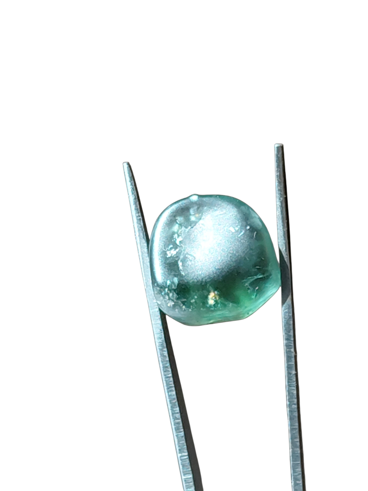 Tumbled Green Tourmaline , 7.95 carats , some inclusions, beautiful ...