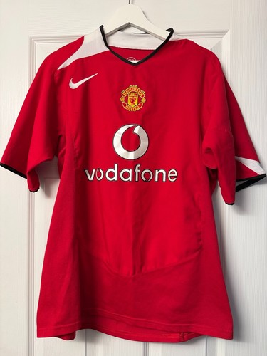 Nike Manchester United 2004-2006 Home Jersey Size L | eBay
