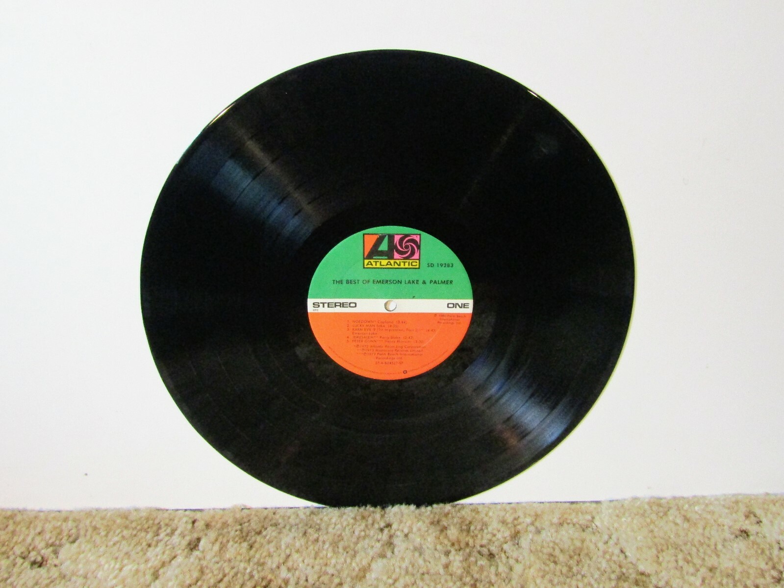 EMERSON LAKE & PALMER "THE BEST OF ELP " PROGRESSIVE ROCK COLLECTIBLE ...