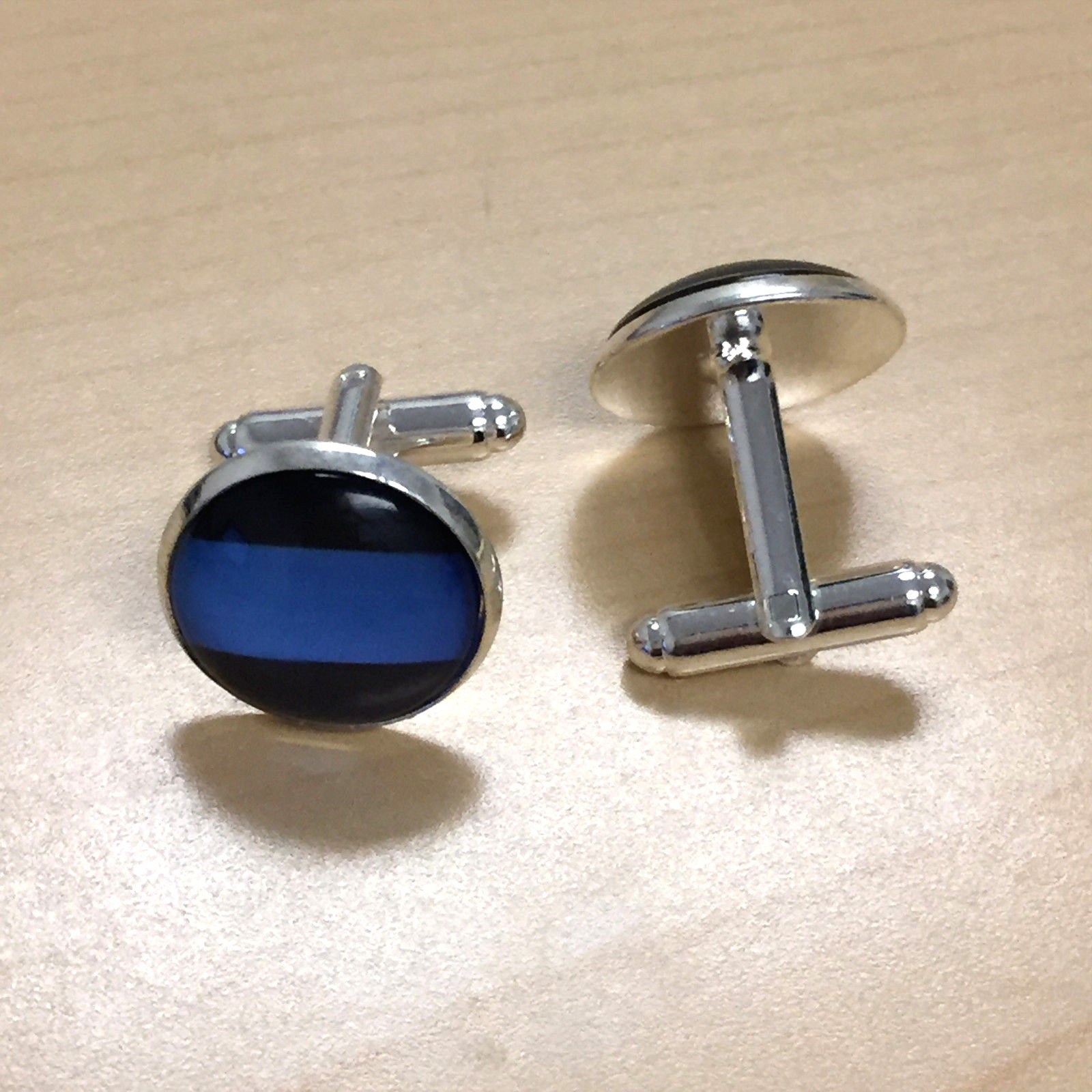 Thin Blue Line Flag Police Law Enforcement Sheriff Cufflink cuff link ...