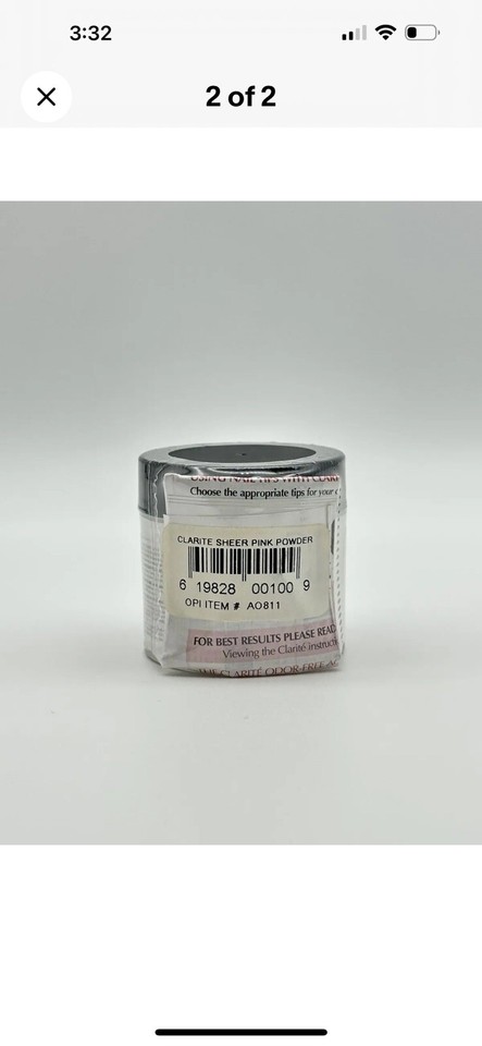 OPI Clarite, Sheer Pink Powder, 0.70 Oz - New | eBay