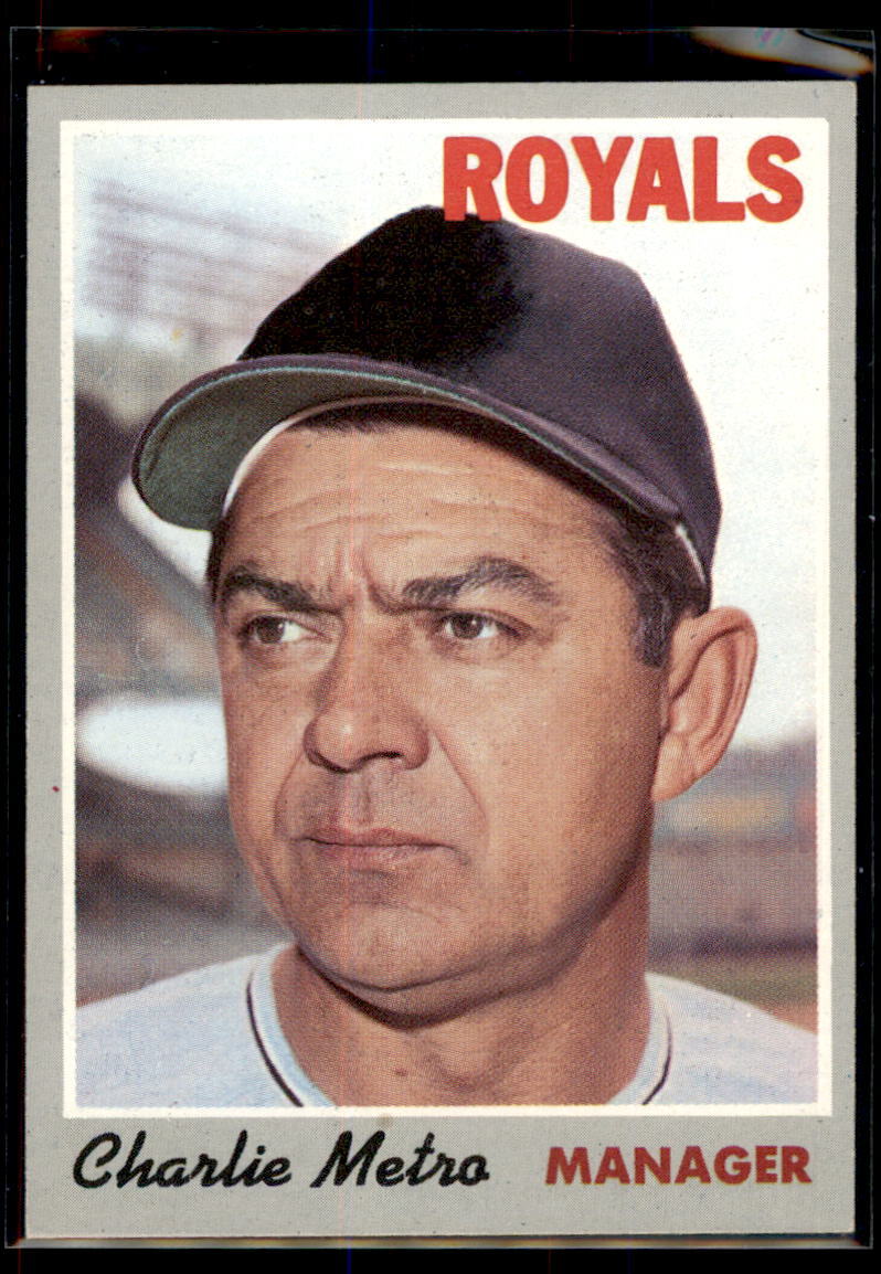 1970 Topps Charlie Metro MGR #16 Kansas City Royals | eBay