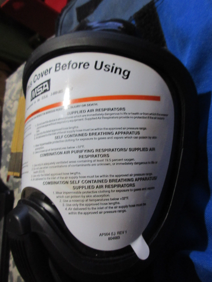 MSA Ultra-Elite CBRN Gas Mask with 40mm NATO CBRN Approved Filter | eBay