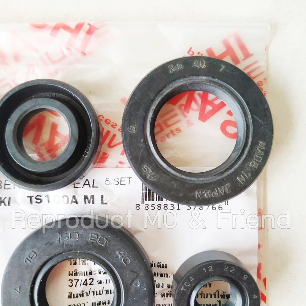 For 1973-1977 Suzuki TS100 TS100K TS100L TS100M TS100A /B Oil Seal Kit ...