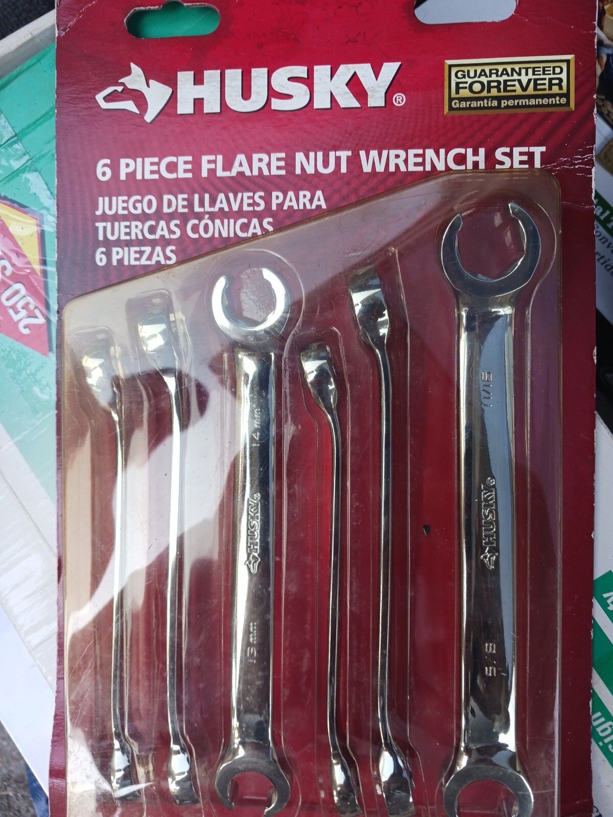 Husky SAE & MM Flare Nut Wrench Set (6-Piece) SKU 649305 | eBay