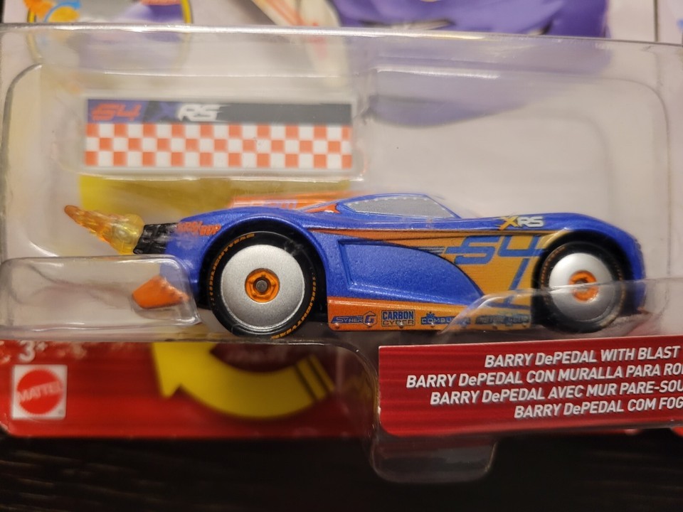 LOT of 2 Disney Pixar Cars XRS Rocket Racing * Jackson Storm & Barry ...