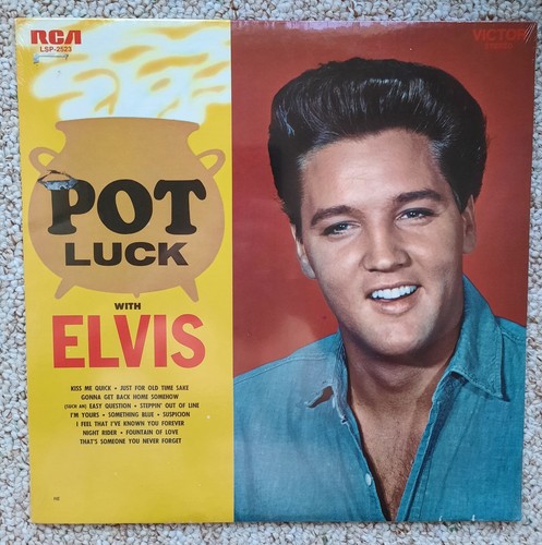 Elvis Presley Pot Luck Sealed LP Vinyl Album RCA LSP-2523 | eBay