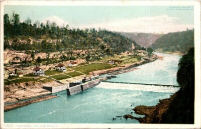 Postcard Government Lock High Bridge Ky 1908/White Border | eBay