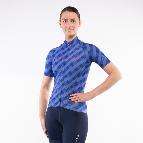 Euro Cycle Jersey Blue Cross | eBay