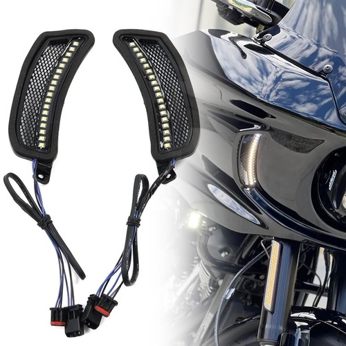 For Softail Low Rider ST FXLRST 2022-2024 Motorcycle LED Fairing Vent ...