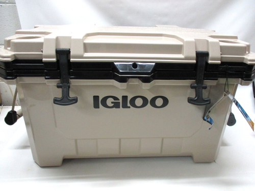 IGLOO IMX 70 qt. Hard Cooler Icebox Chest - Beige/Black - Basket - New ...