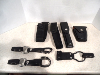 Duty Belt Accessories Handcuff Case Flashlight Baton Jay-Pee HWC Gould ...