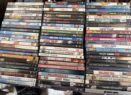 Dvd Lot/Bundle- 75 Dvds With Cases, Most In Good To Very Good Condition ...