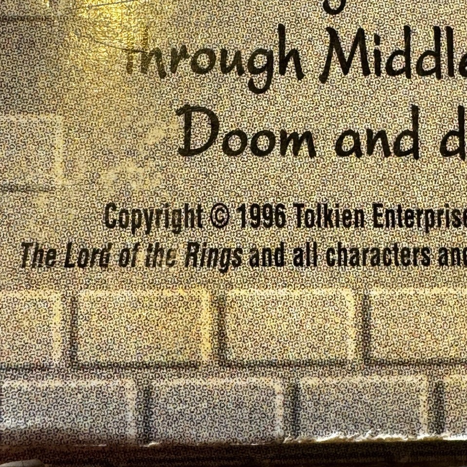 Lord Of The Rings Tarot Deck & Card Game J.R.R. Tolkien Hobbit Vintage ...