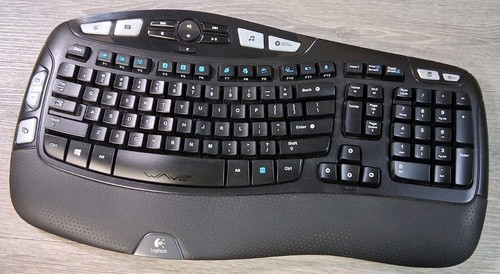 Logitech Wave K350 Unifying Wireless Keyboard Tested & Working - NO ...