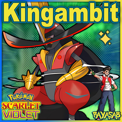 Kingambit 6iv 🌟Shiny🌟 Non Shiny Best Stats Pokemon Scarlet and Violet ...