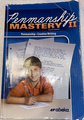 Abeka 5th grade Penmanship Mastery II 4th Edition (2020) - A Beka Book ...