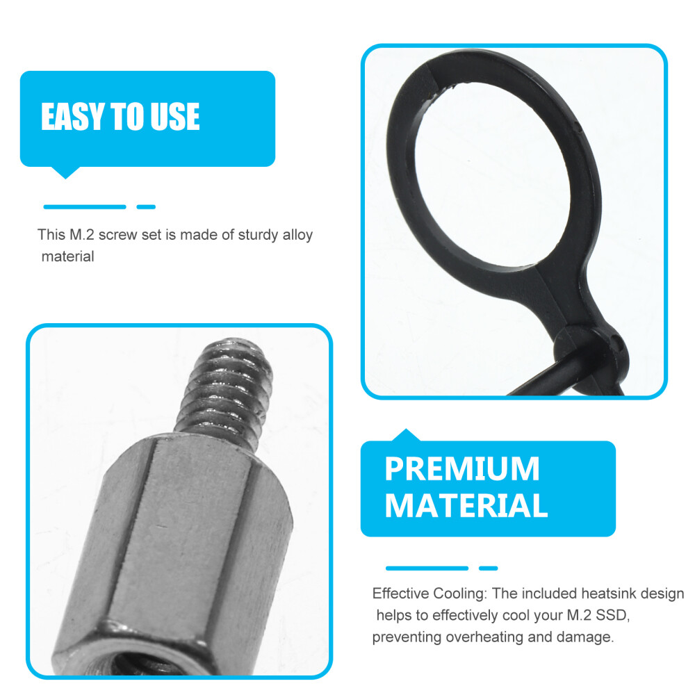 SSD Standoff Mounting Screw for Computer M.2 Solid State Drive Set ...