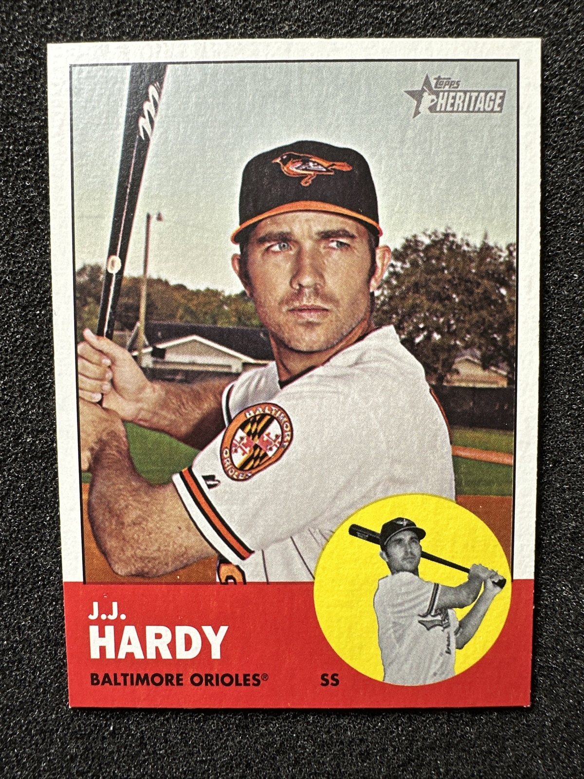 J.J. HARDY #88 2012 Topps Heritage Baseball QTY Baltimore Orioles | eBay