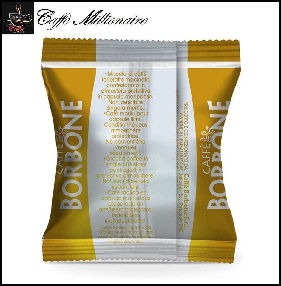 200 Blend Gold Caffè Borbone Capsules Respresso Compatible Machines ...