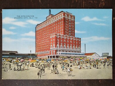 The Ritz-Carlton, Atlantic City, NJ - Linen, 1930s/40s | eBay