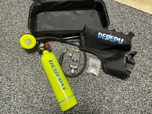 DEDEPU Mini Scuba Diving Case Kit 1L Oxygen Tank Equipment Underwater ...