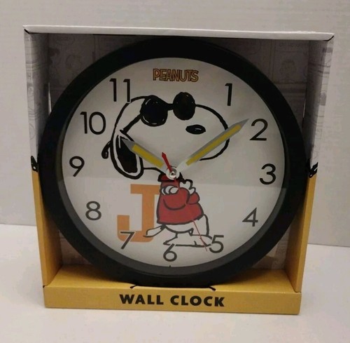 Peanuts Gang Snoopy Joe Cool Wall Clock Brand New | eBay