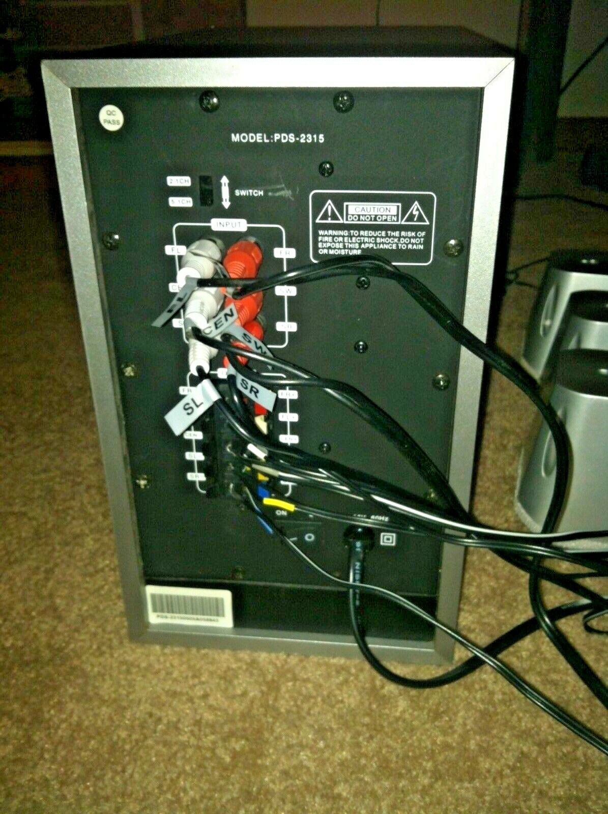 Protron 5.1 Channel Home Theater System PDS-2315 (Silver) | eBay