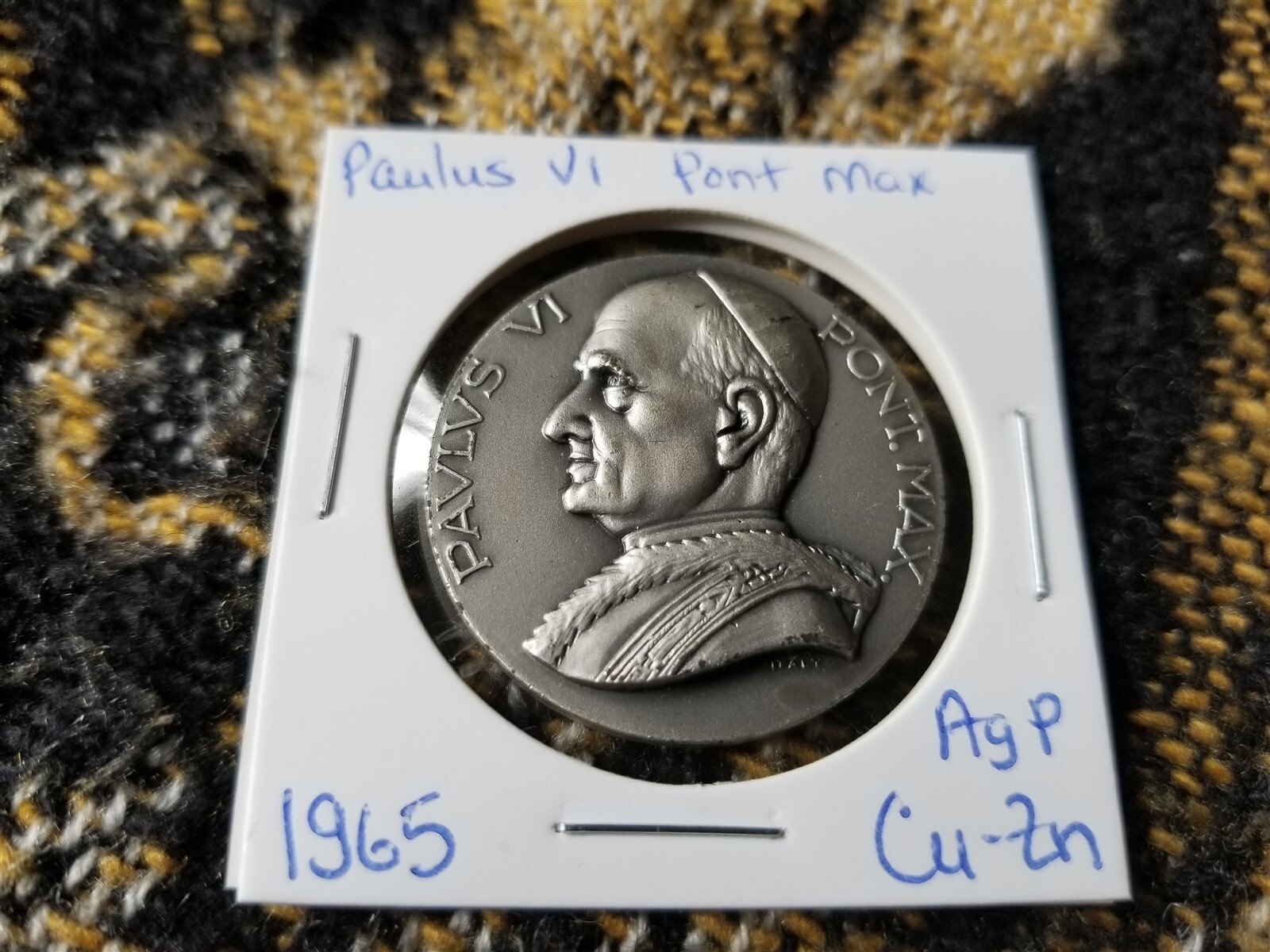 Paulus VI Pont Max 1965 - Cu-Zn with AgP - Medallion Tariff Incl | eBay