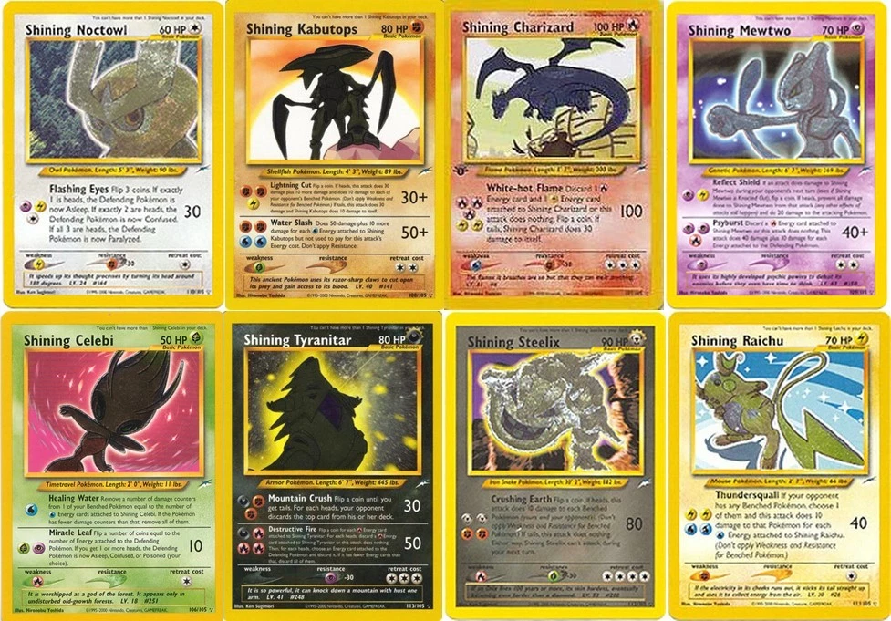 Shiny Pokemon Cards