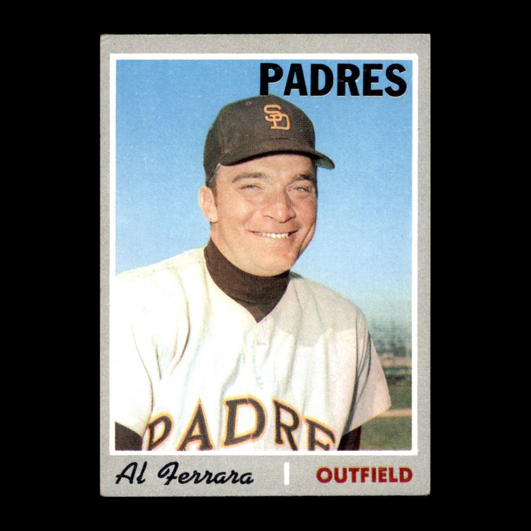 Al Ferrara 1970 Topps San Diego Padres #345 Set Break GREAT! | eBay